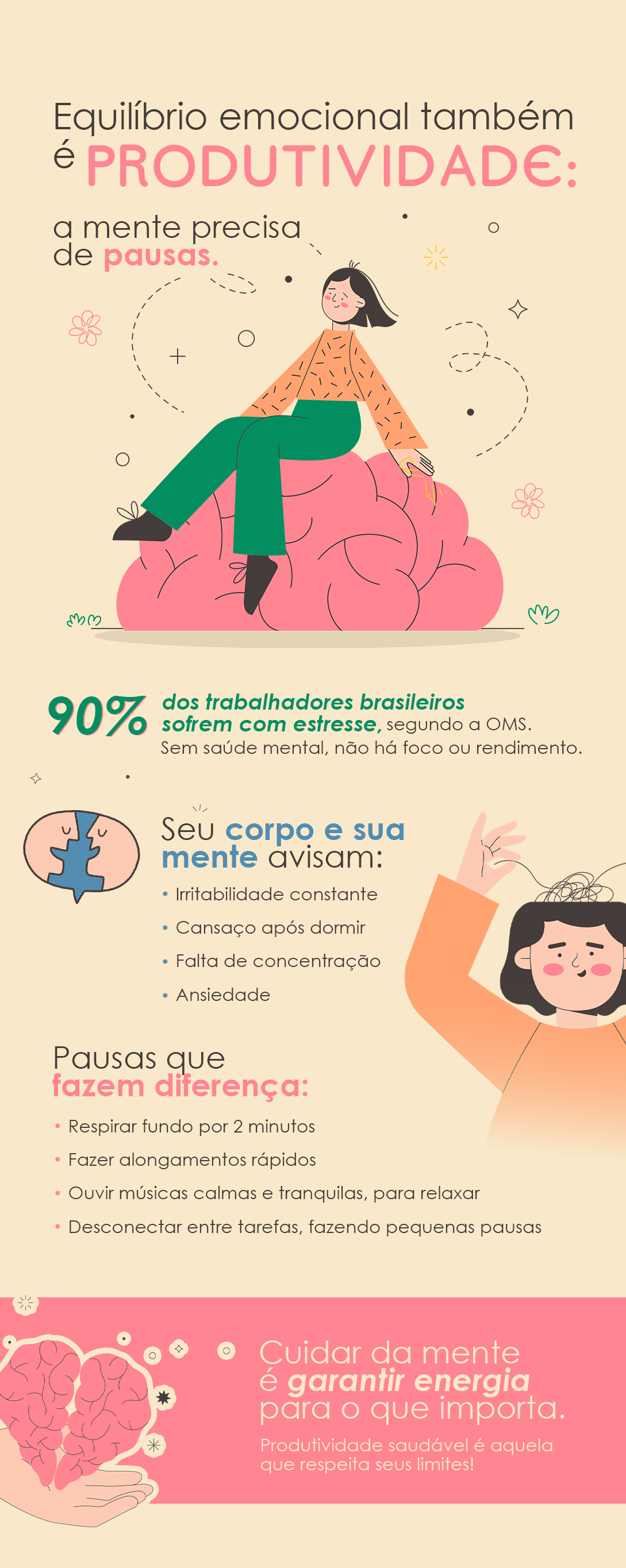 Equilíbrio emocional também é produtividade: A mente precisa de pausas – Educa